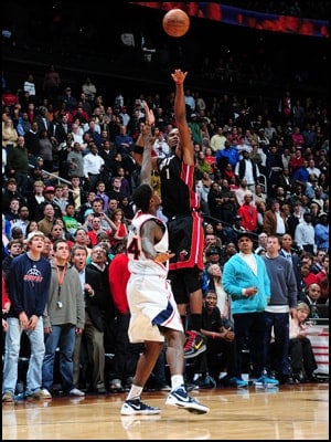 chris bosh 3 pointers