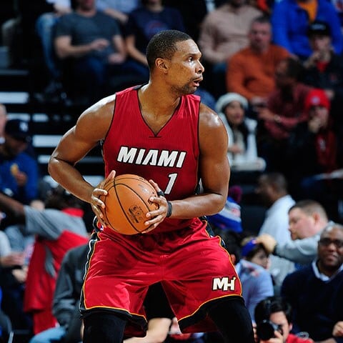chris bosh 3 pointers