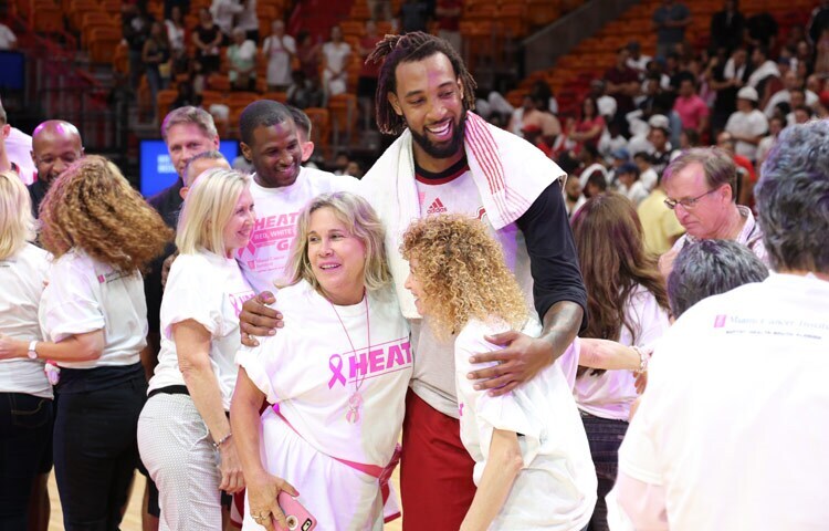 HEAT Red, White & Pink Game presented by Miami Cancer Institute at Baptist Health South Florida ...