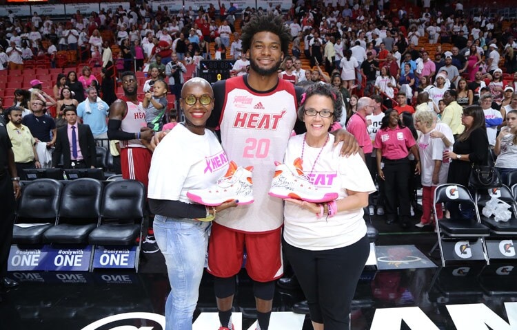 HEAT Red, White & Pink Game presented by Miami Cancer Institute at Baptist Health South Florida ...