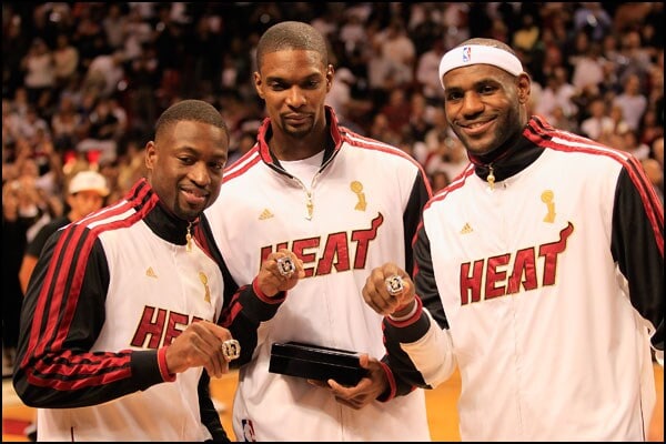 lebron james heat roster
