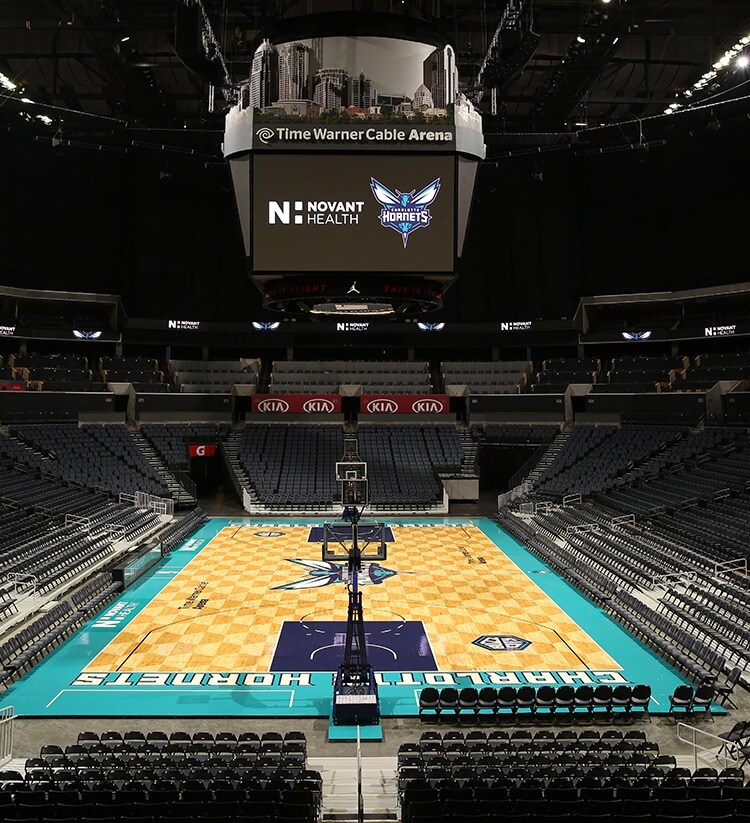 Hornets Court Unveiling presented by Novant Health | Charlotte Hornets