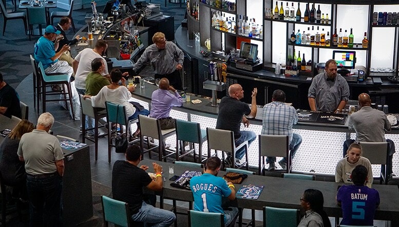 Hornets Unveil Renovated and Redesigned Flight Deck Restaurant ...