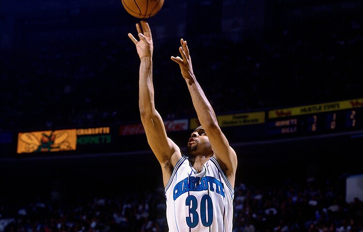 No. 2 Dell Curry - Hornets 30th Anniversary Team Gallery Photo Gallery ...