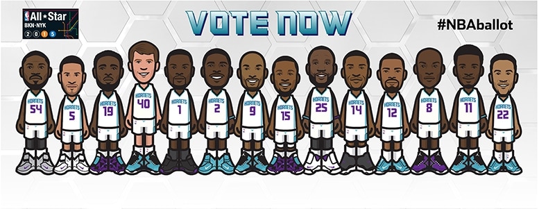 All Hornets Eligible for All-Star Ballot | Charlotte Hornets