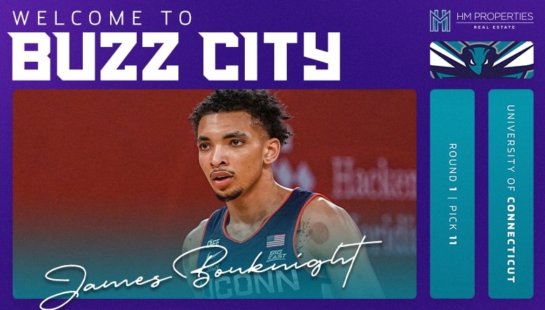 Hornets Select James Bouknight With 11th Overall Pick | Charlotte Hornets