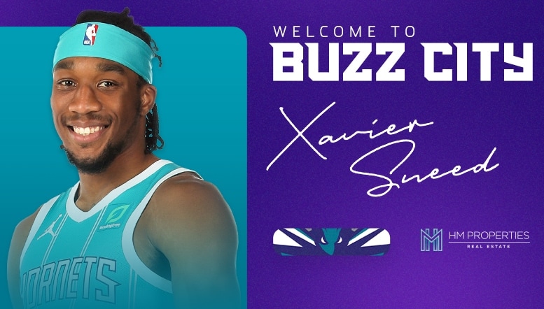 Hornets Sign Xavier Sneed | Charlotte Hornets