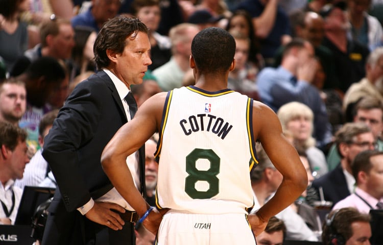 Emptying the Noggin – Bryce Cotton on the hammer dunk | Utah Jazz
