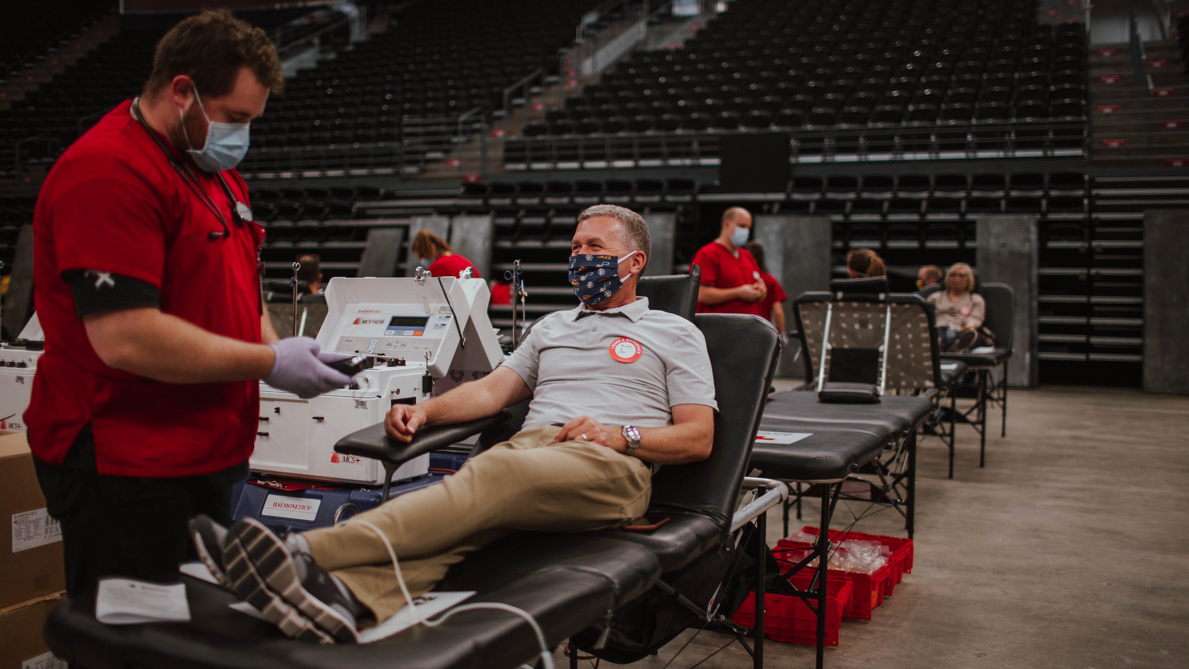 Vivint Smart Home Arena transformed into donation center for Driven to ...