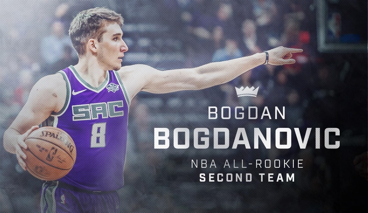 Bogdan Bogdanovic Named to 2017-18 NBA All-Rookie Second Team ...