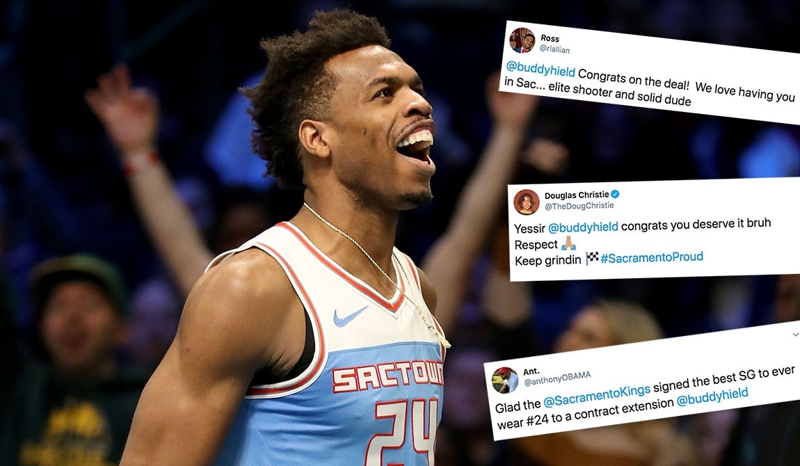 Internet Reacts to Buddy Hield Extension | Sacramento Kings