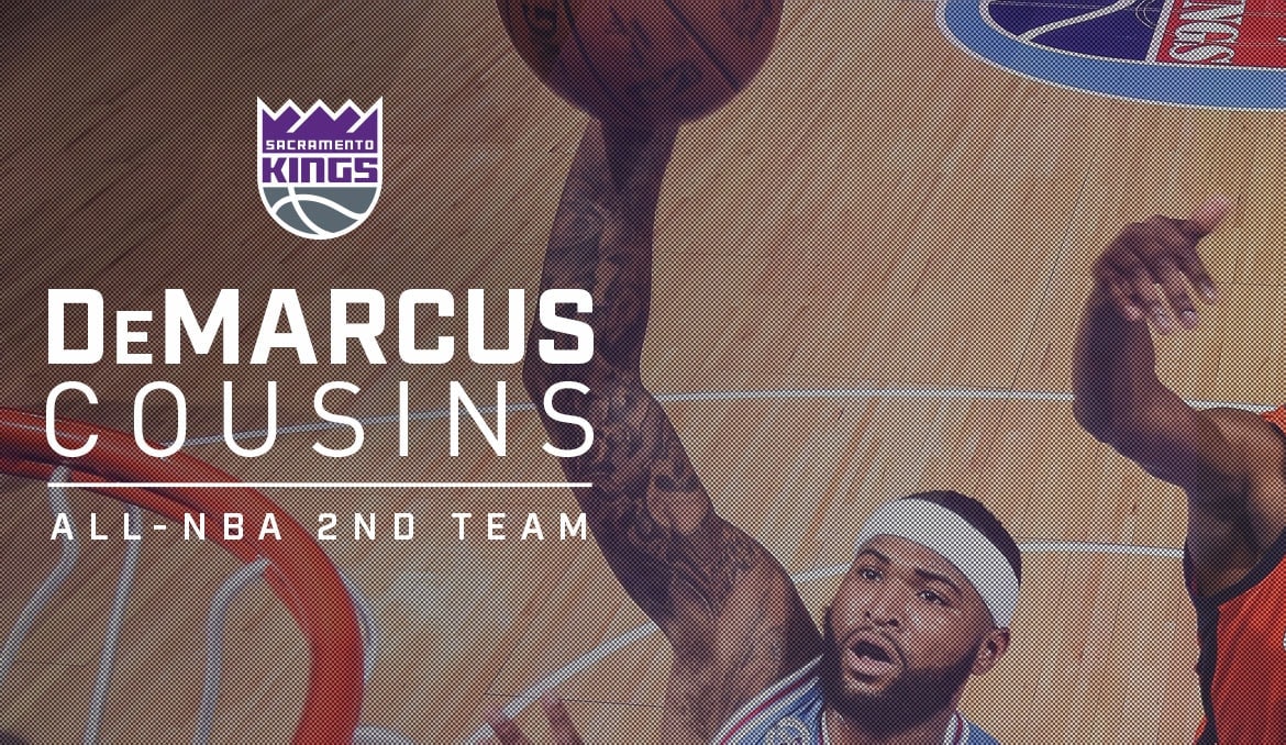 DeMarcus Cousins Named to All-NBA Second Team | Sacramento Kings