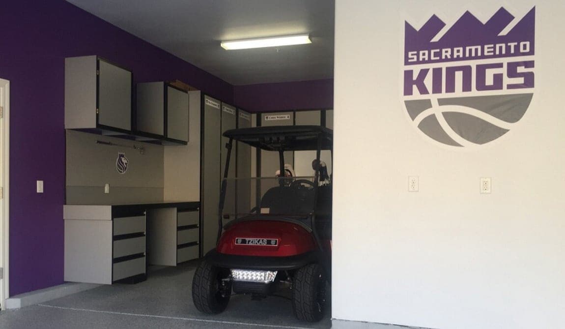 Superfan Creates Kings-Themed Garage | Sacramento Kings