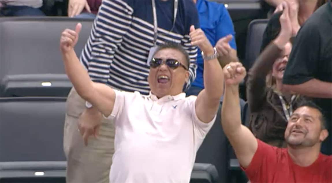 Fan Steals Show with Dance Cam Moves | Sacramento Kings