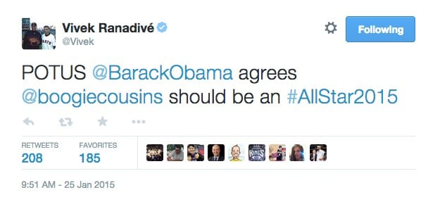 Vivek Joins President Obama in India | Sacramento Kings