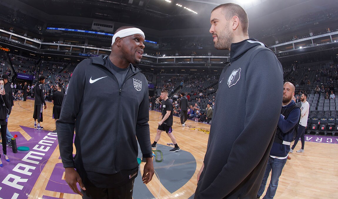 Z-Bo Makes Long-Anticipated Return to Memphis | Sacramento Kings