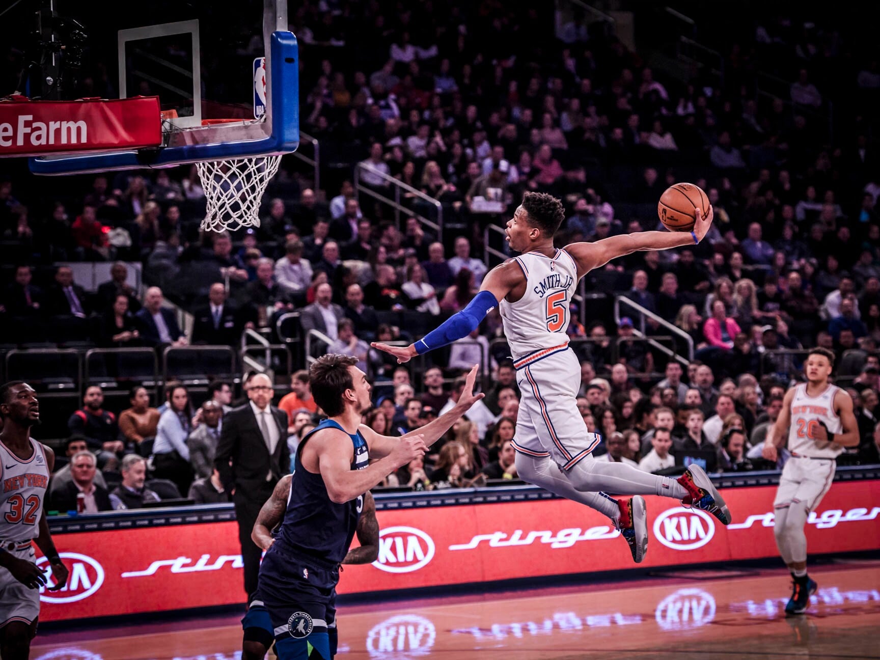 Knicks on the Court: Feb 22 vs. Timberwolves Photo Gallery