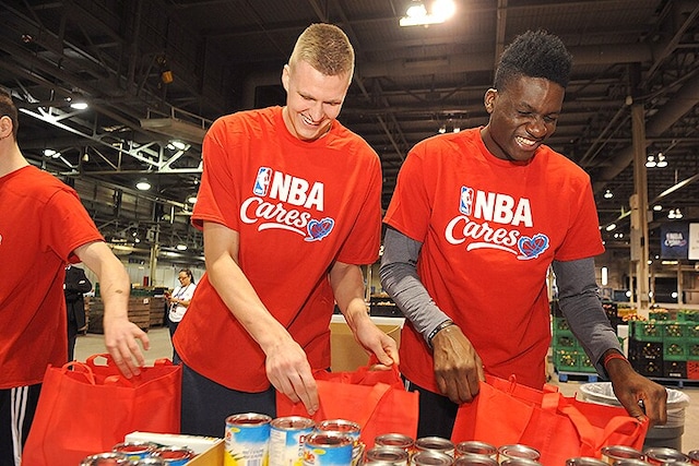 All-Star Friday Gallery: Porzingis Practice and NBA Cares Photo Gallery ...