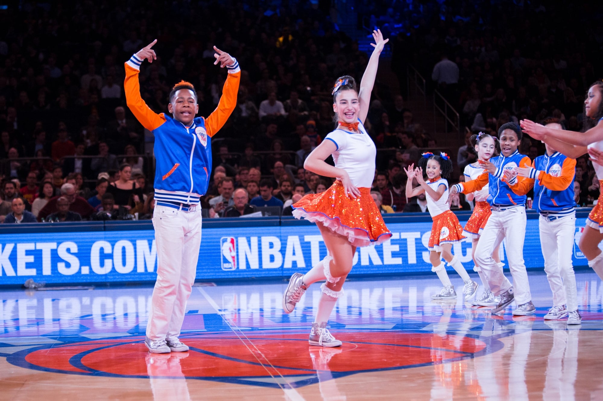 Knicks City Kids perform on 2/4 Knicks vs Cleveland! Photo Gallery ...