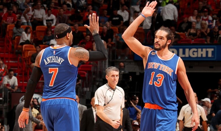 NYK 114, MIA 103: Melo Catches Fire With 35, Knicks Win 4th Straight ...