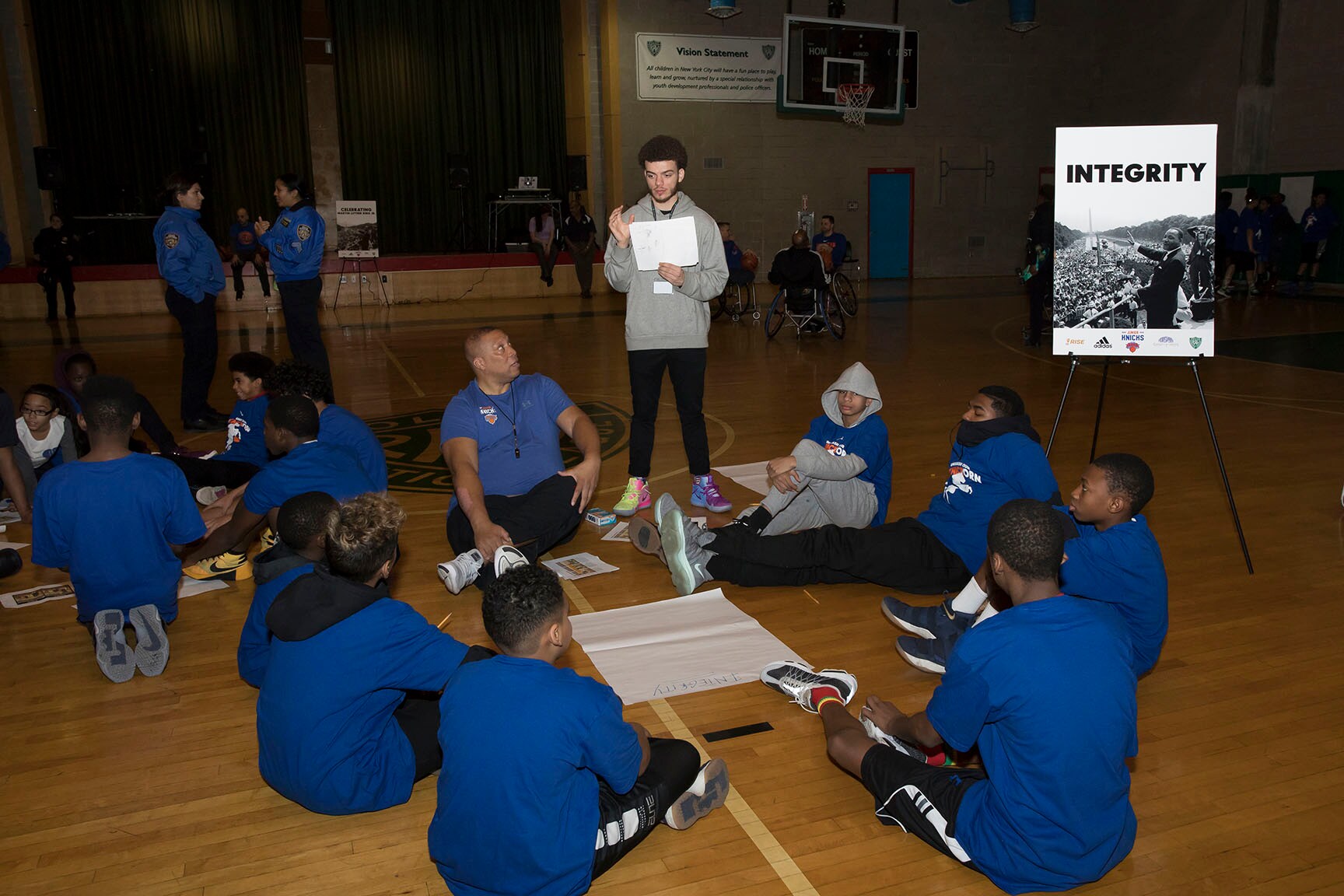 Junior Knicks: Martin Luther King Jr. Day Clinic Photo Gallery | NBA.com