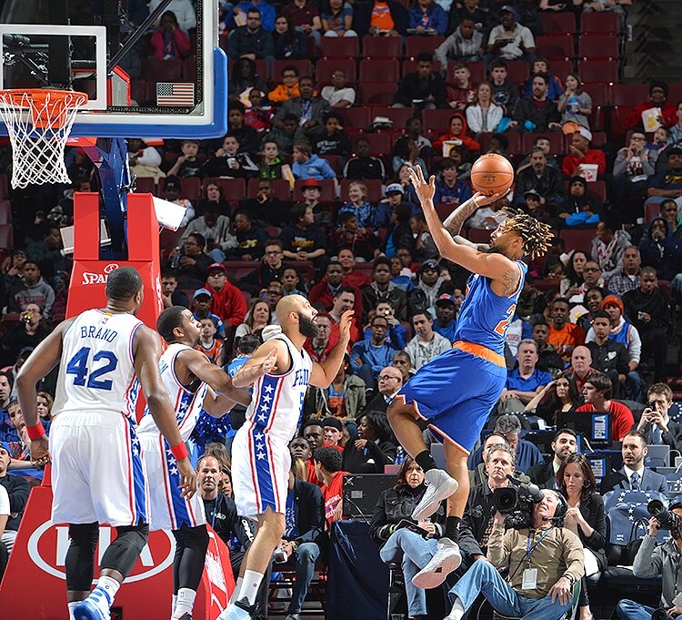 Gallery: Knicks Hang on to Beat Sixers (4/8) Photo Gallery | NBA.com