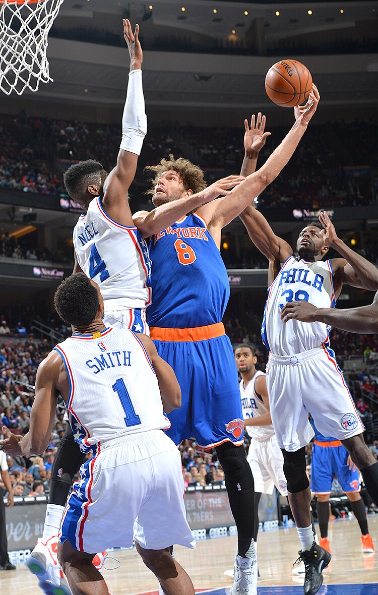 Gallery: Knicks Hang on to Beat Sixers (4/8) Photo Gallery | NBA.com