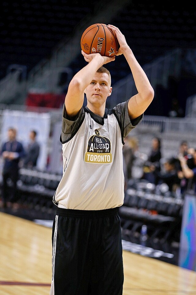 All-Star Friday Gallery: Porzingis Practice and NBA Cares Photo Gallery ...
