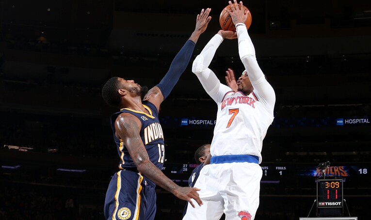 NYK 118, IND 111: Melo Explodes for a Season-High 35 in Knicks Biggest ...