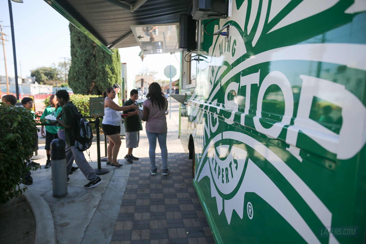 Wingstop Court Refurbisment and Basketball Clinic Photo Gallery | NBA.com