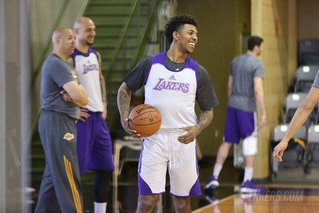 Lakers Practice in San Antonio (2/5/16) Photo Gallery | NBA.com