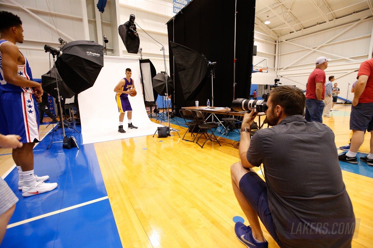 2016 Rookie Photo Shoot | Los Angeles Lakers