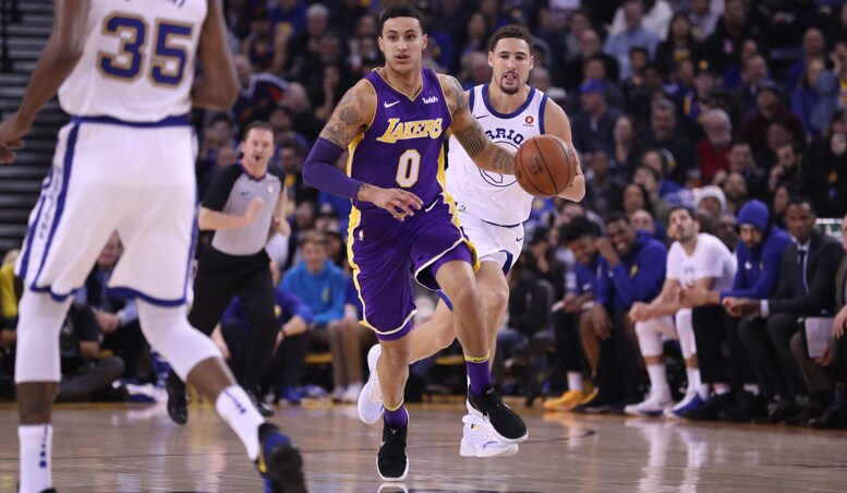 Lakers Fall Shy of Comeback as Kuzma, Ball Heat Up at Golden State ...