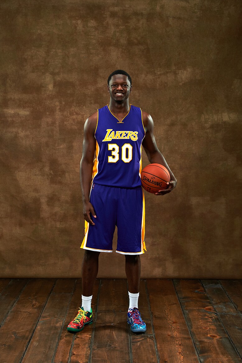 Julius Randle Rookie Photo Shoot | Los Angeles Lakers