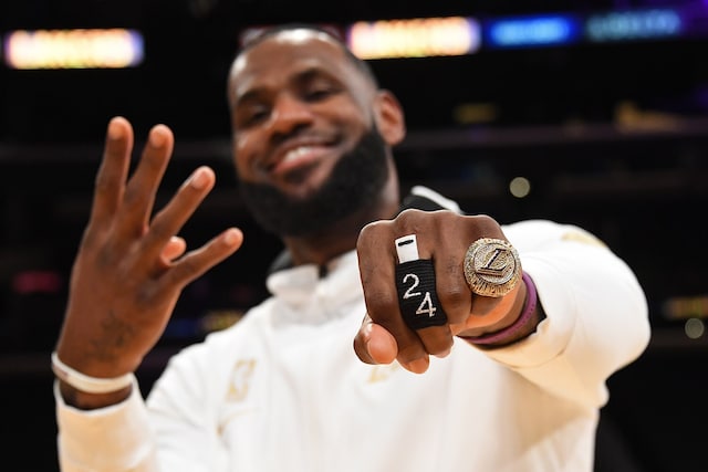 lebron ring ceremony