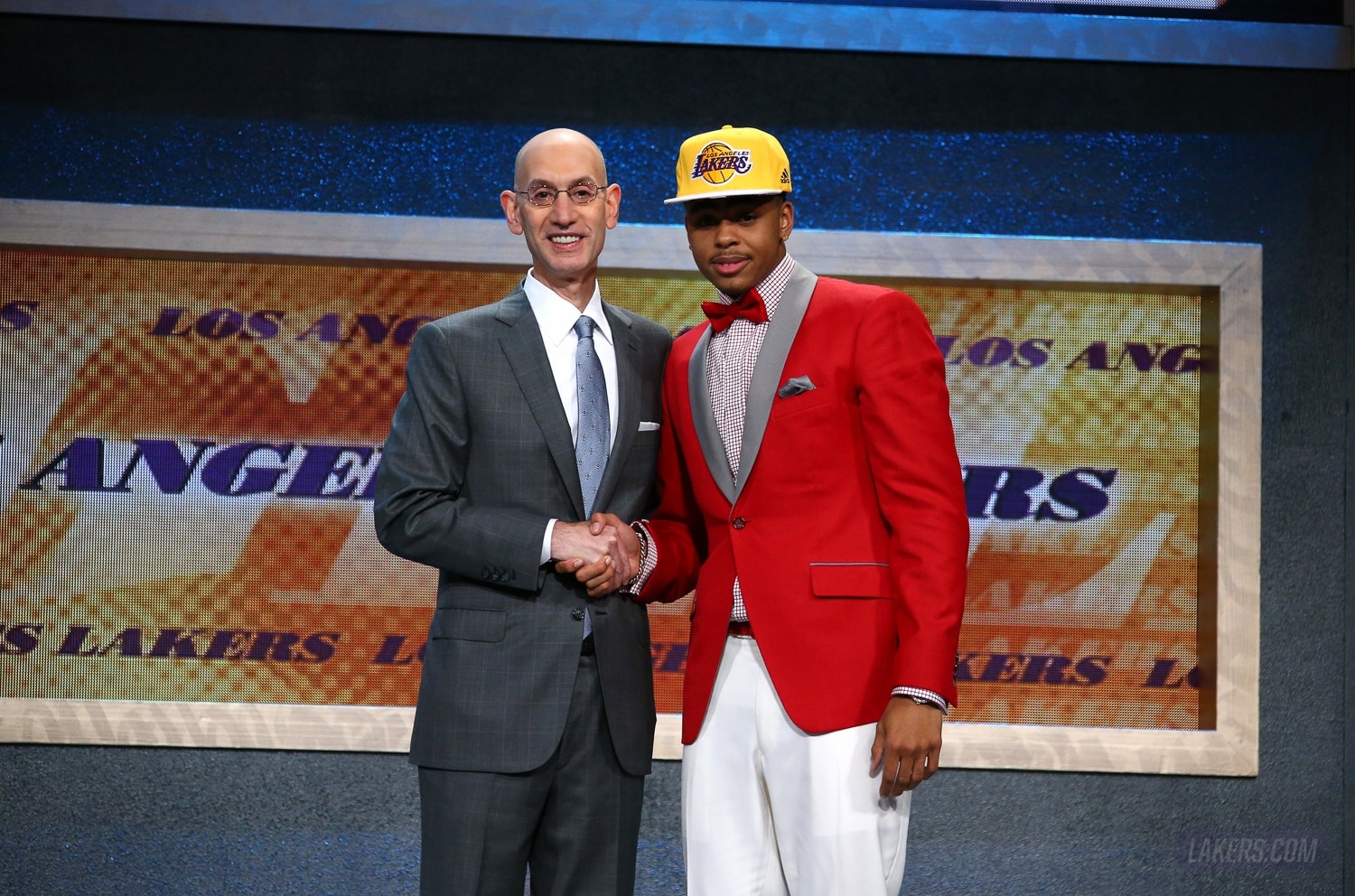 Photos: Draft Night with D'Angelo Russell | Los Angeles Lakers
