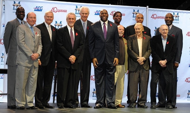 Lakers Reunite for Magic | Los Angeles Lakers