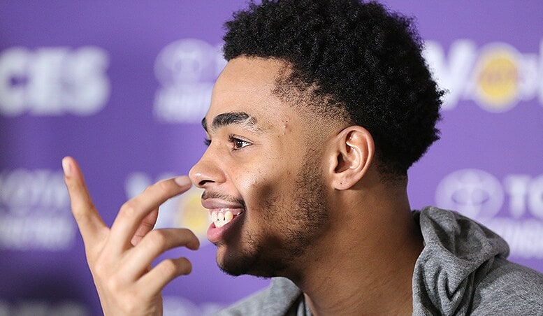 Russell Reflects On Rookie Campaign | Los Angeles Lakers