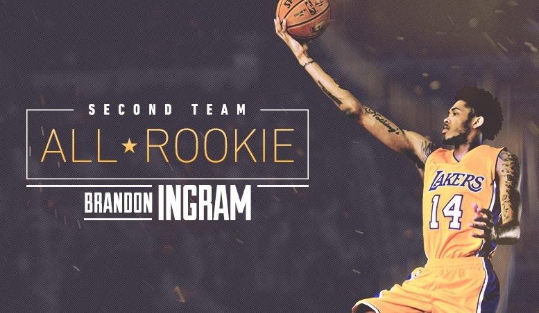 Brandon Ingram Named to All-Rookie Second Team | Los Angeles Lakers