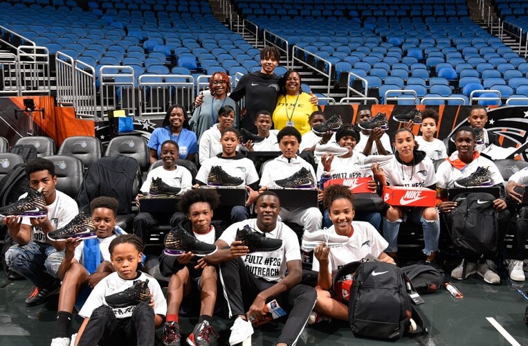 Fultz Surprised Group of Children With Gifts Before Magic Hosted Bulls ...