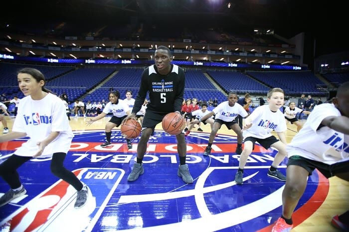 Magic Players Participate in NBA Clinic in London Photo Gallery | NBA.com