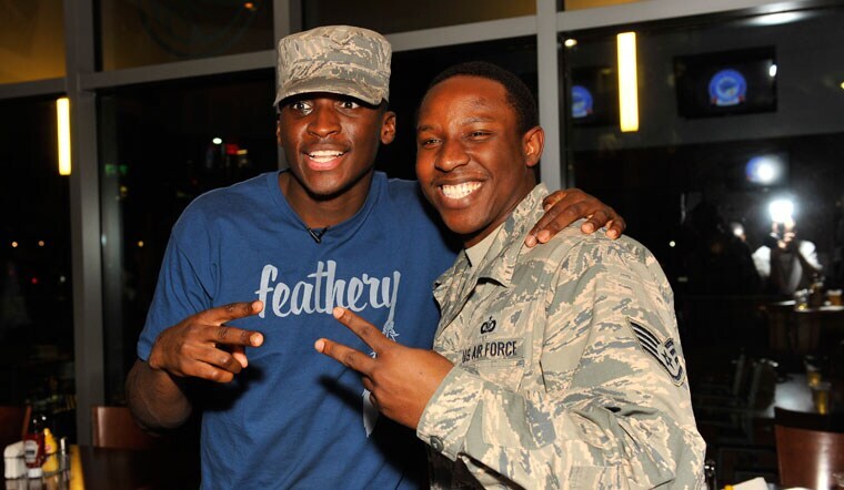 The Orlando Magic and Harris Corporation Honored Military Members with ...