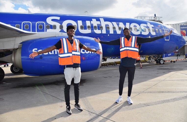 Isaac and Bamba Help Celebrate Magic's Partnership with Southwest ...