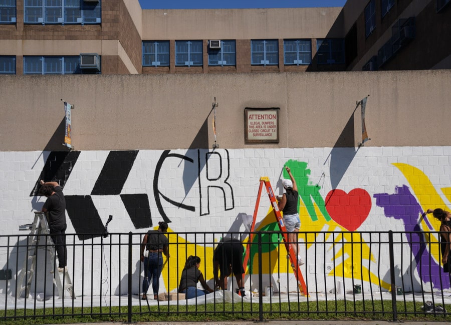 BSE Global Mural at M.S. 354 Photo Gallery | NBA.com