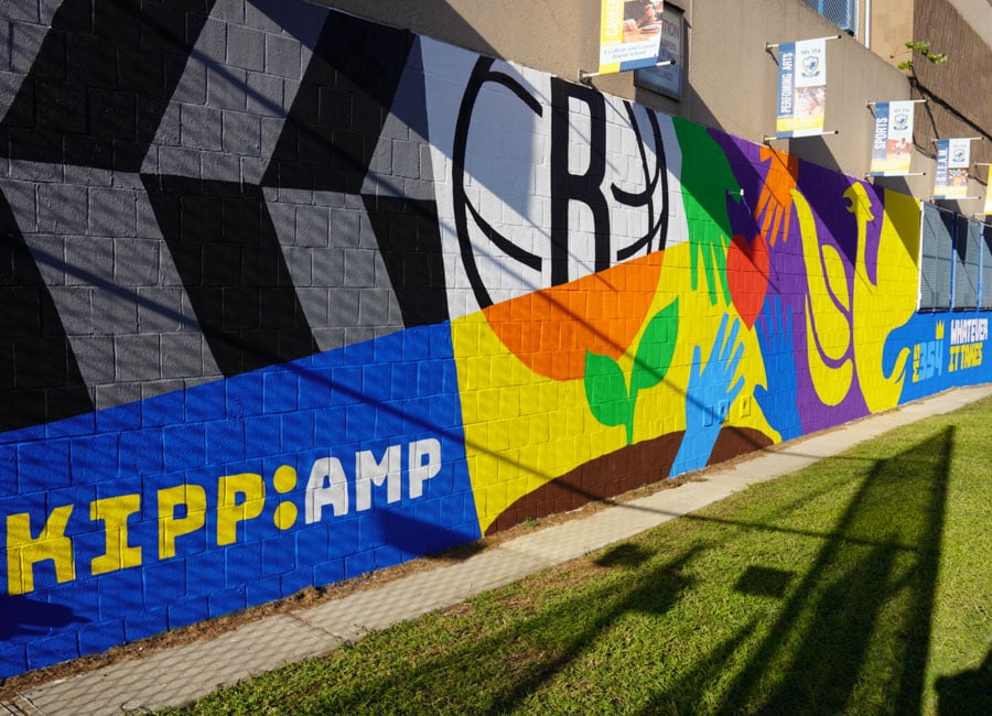 BSE Global Mural at M.S. 354 | Brooklyn Nets