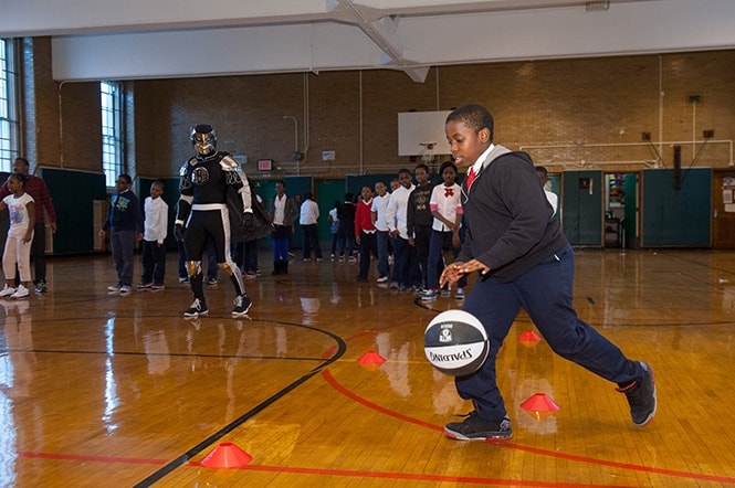 The Brooklyn Nets visited P.S. 241 in Crown Heights Photo Gallery