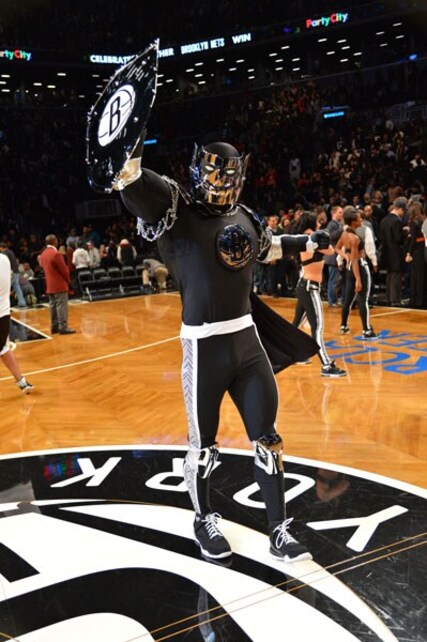 Marvel & Nets unveil first NBA Super Hero! Photo Gallery