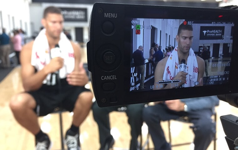 Brook Lopez Facebook Live Gallery Photo Gallery | NBA.com