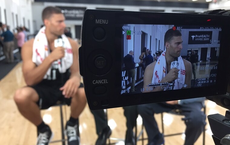 Brook Lopez Facebook Live Gallery Photo Gallery | NBA.com
