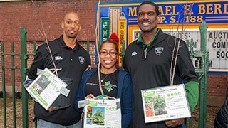 Community Development - Trees for Threes - PS 188 | Brooklyn Nets
